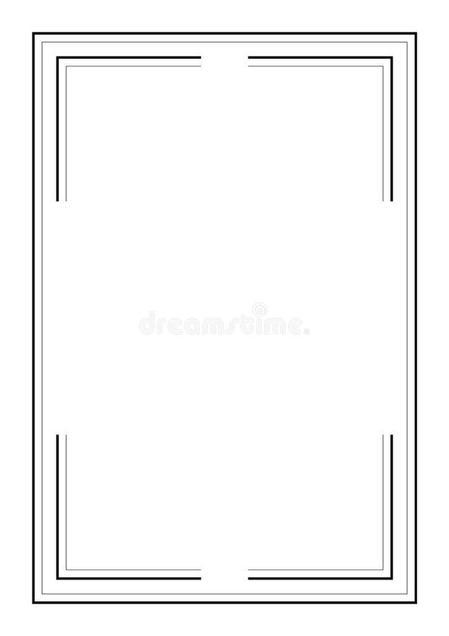 Simple Border Designs For A4 Size Paper