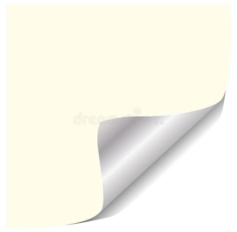 Corner Rolled Page Stock Illustrations – 2,548 Corner Rolled Page Stock ...