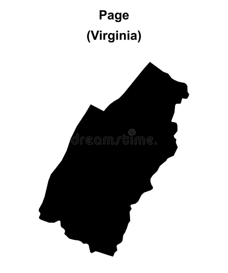 Page outline map stock vector. Illustration of shape - 361872799