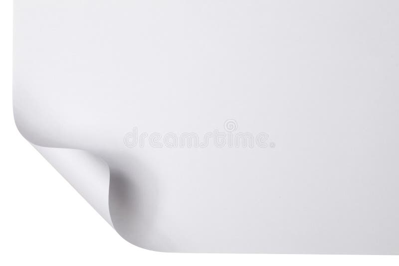 Paper curl stock photo. Image of message, advertisement - 16631322
