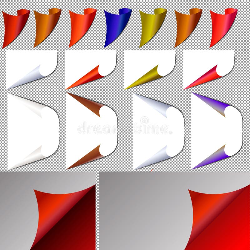 Curled Page Vector Art Stock Illustrations – 2,296 Curled Page Vector ...