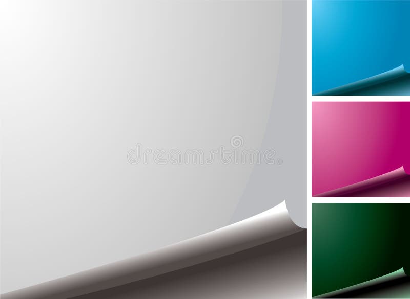 Paper with curled edge stock photo. Image of document - 7720212