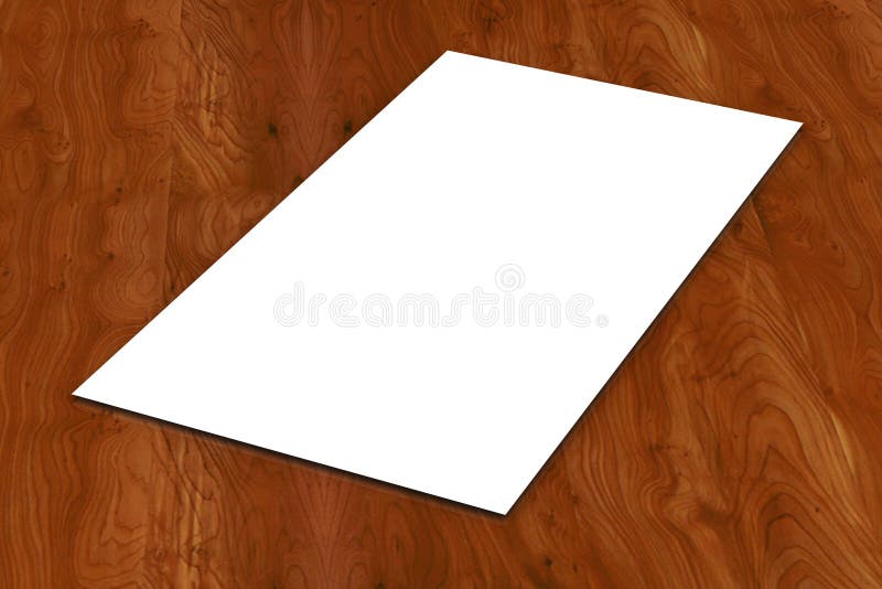 Page de papier blanche illustration stock. Illustration du projectile ...