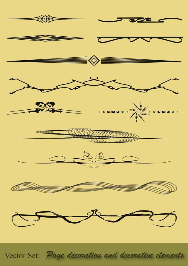 Page Dividers stock illustration. Illustration of frame - 31210980