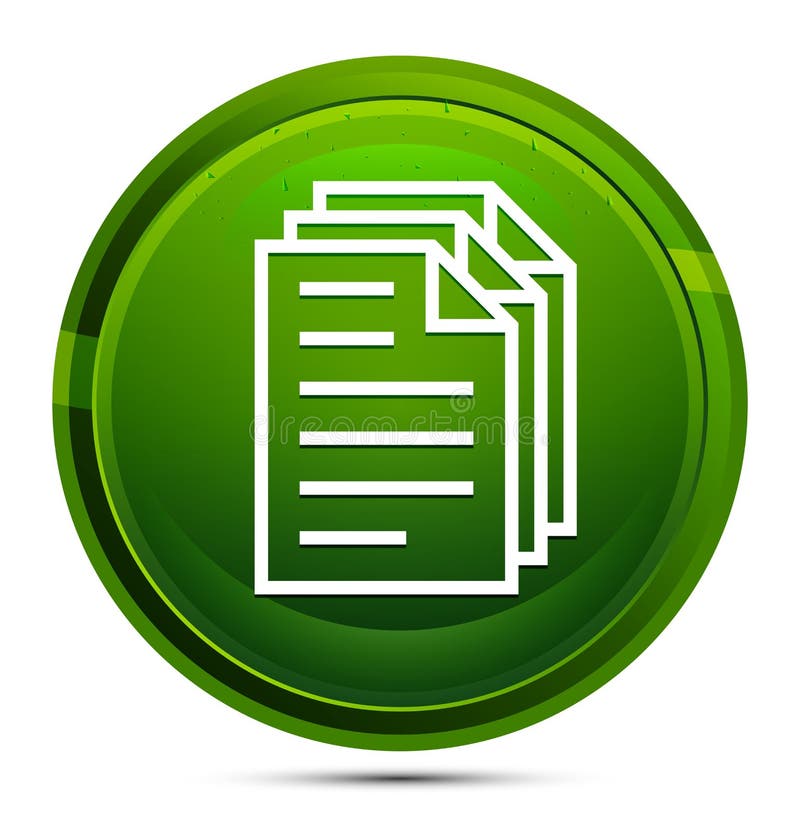 Page Documents Icon Glassy Green Round Button Illustration Stock Vector ... Page Documents Icon Glassy Green Round Button Illustration Stock Vector ...