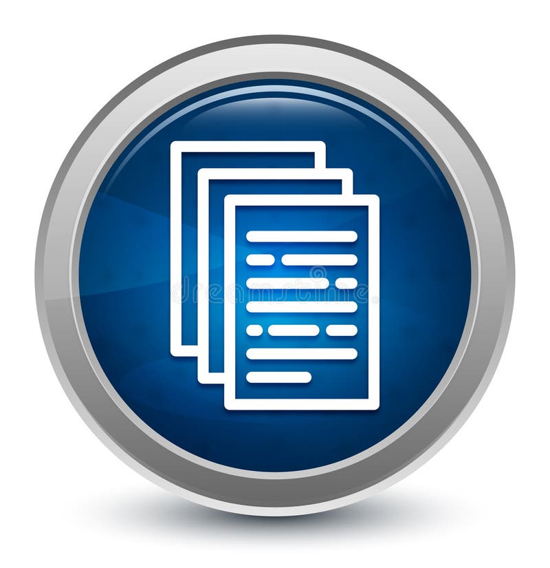 Documents Icon. Stack Of Paper Sheets. Confirmed Or Approved Document ...