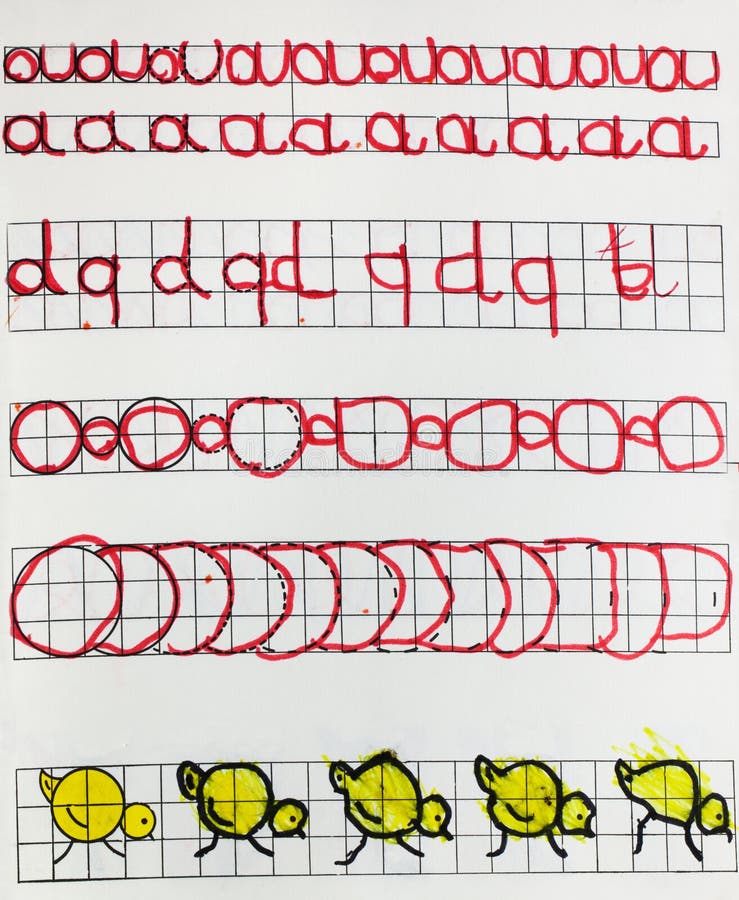 Worksheet Small To Z Kindergarten Stock Photos - Free & Royalty-Free ...