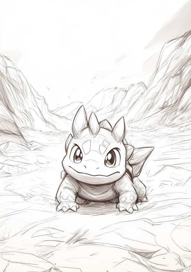 This Page Includes Dinosaurs, Mountains, and Trees on A4 Size PaperAn ...