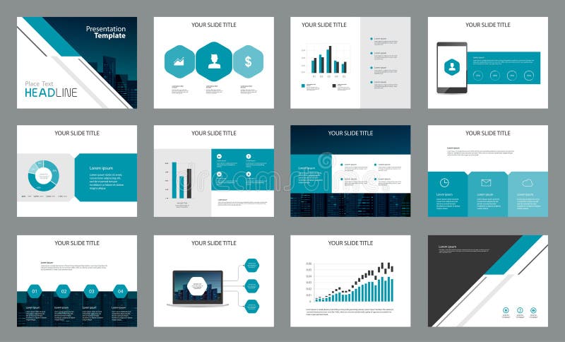 Page Layout Design and Info Graphics Elements for Presentation ...