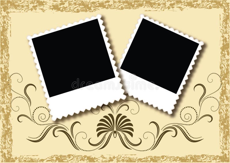 Page layout photo album stock vector. Illustration of pattern - 14903180