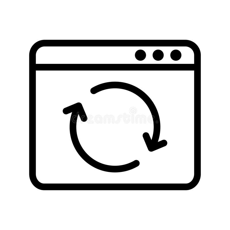 Page loading icon stock vector. Illustration of symbol - 369344302