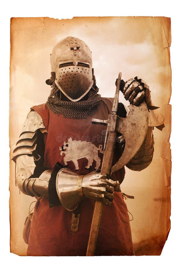 Page of History of Medieval Europe Stock Photo - Image of metal ...