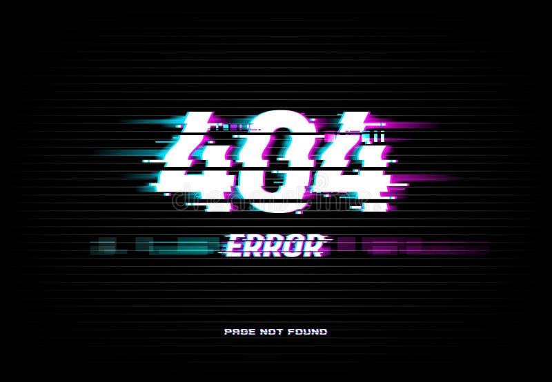 Glitch Warning Signs on Screen Hazard Danger Icons Stock Vector ...