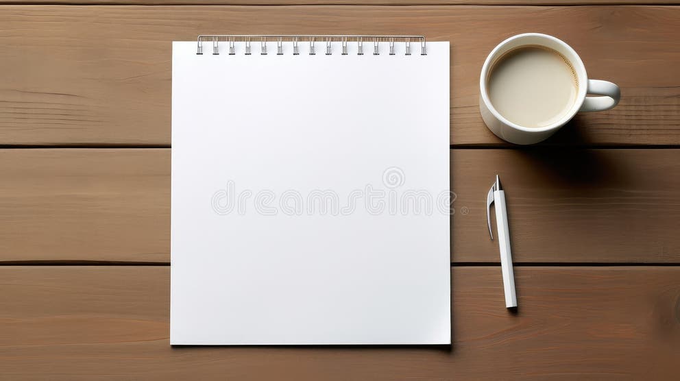 Page note pad desk stock illustration. Illustration of clutter - 327560264