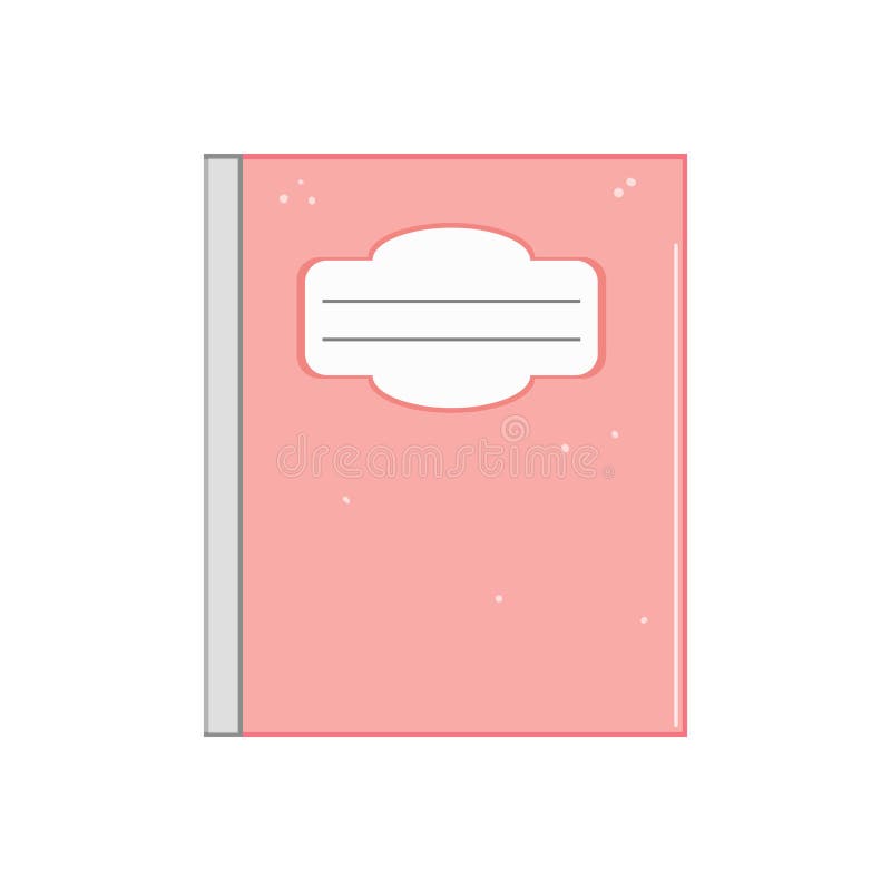 Page Notebook Cartoon Vector Illustration Stock Vector - Illustration ...