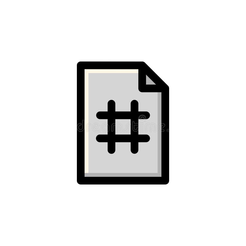 Page Number Icon stock vector. Illustration of logo - 181806686