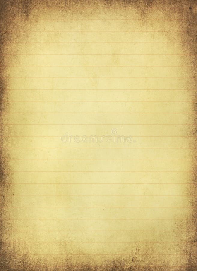 Page from Old Grunge Notebook Stock Illustration - Illustration of ...