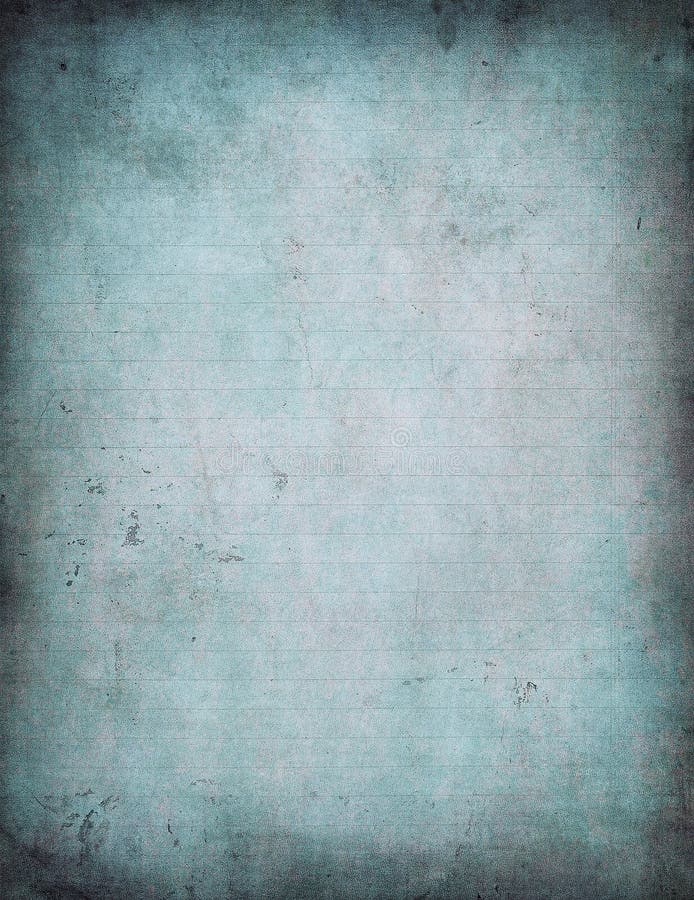 Page from Old Grunge Notebook Stock Illustration - Illustration of blue ...