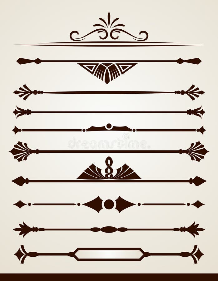 Text dividers stock vector. Illustration of trendy, creative - 21838043