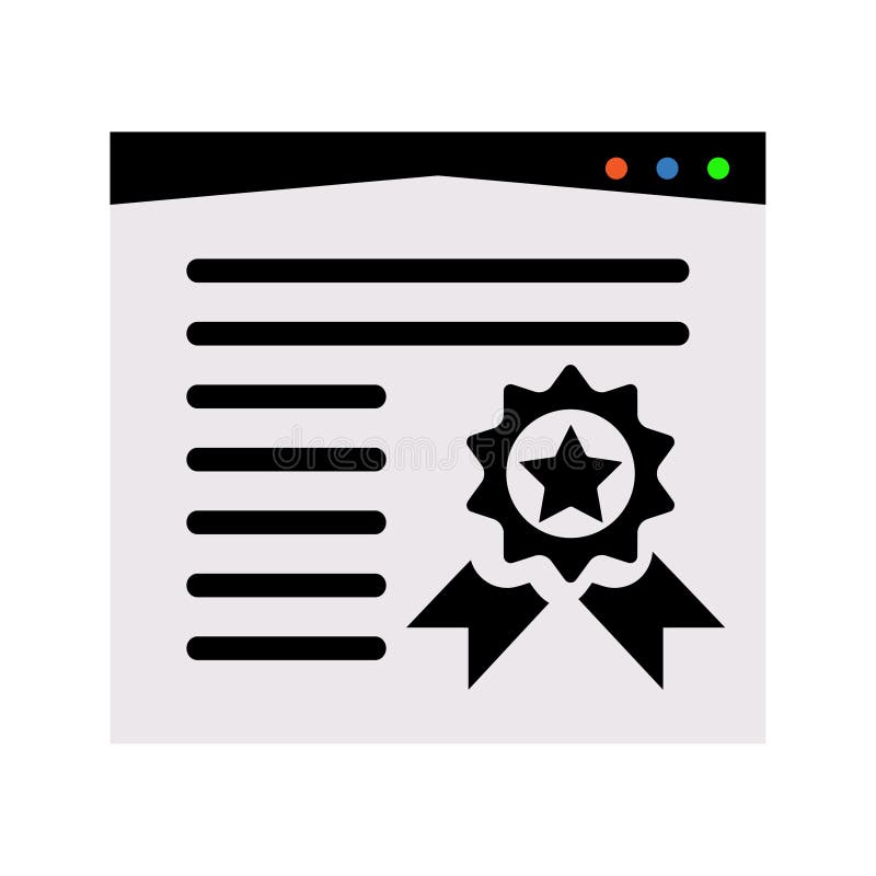 Page Quality Icon stock illustration. Illustration of store - 141203428