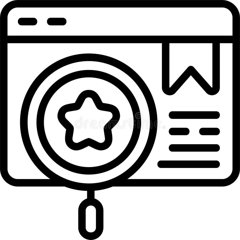 Page Rank Vector Icon stock vector. Illustration of position - 388690056