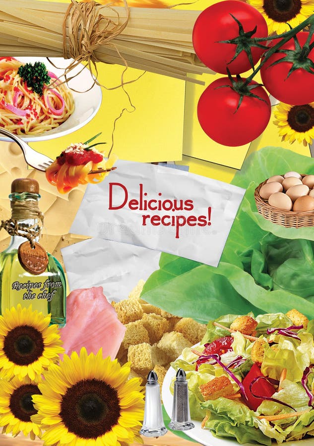 Page for recipes stock photo. Image of food, pepper, table - 30836580