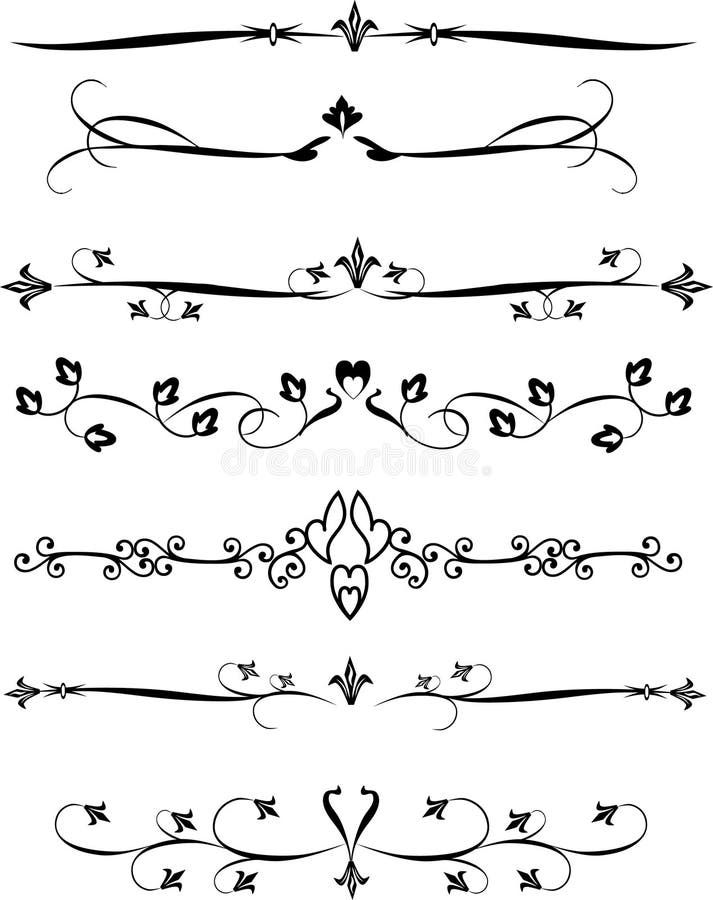 Page decorations stock vector. Illustration of decoration - 7381903