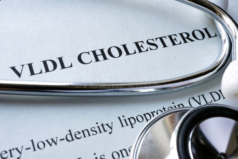 Page with Title Vldl Cholesterol. Stock Image - Image of lipoprotein ...