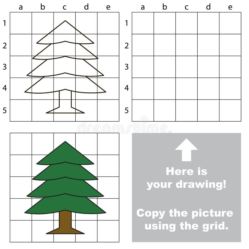 Page To Be Duplicated Using Grid. Stock Vector - Illustration of funny ...