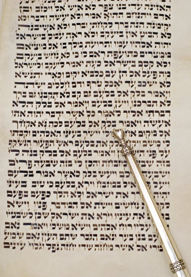 Page of torah and yad stock photo. Image of judaism, sacred - 2942952