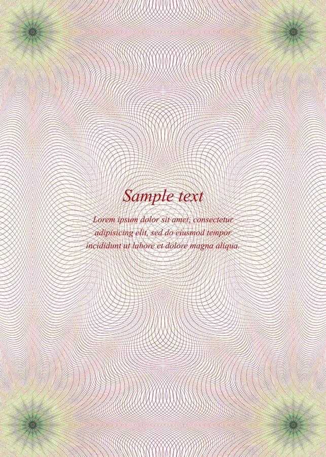 Page Watermark Design Template Stock Vector - Illustration of poster ...