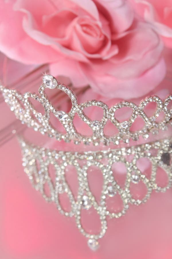Pageant crown stock image. Image of pink, reflection - 19933685