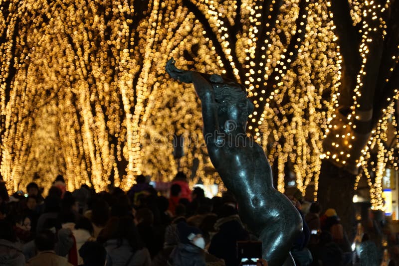 Pageant Image of Sendai Light Stock Image - Image of night, diodes ...