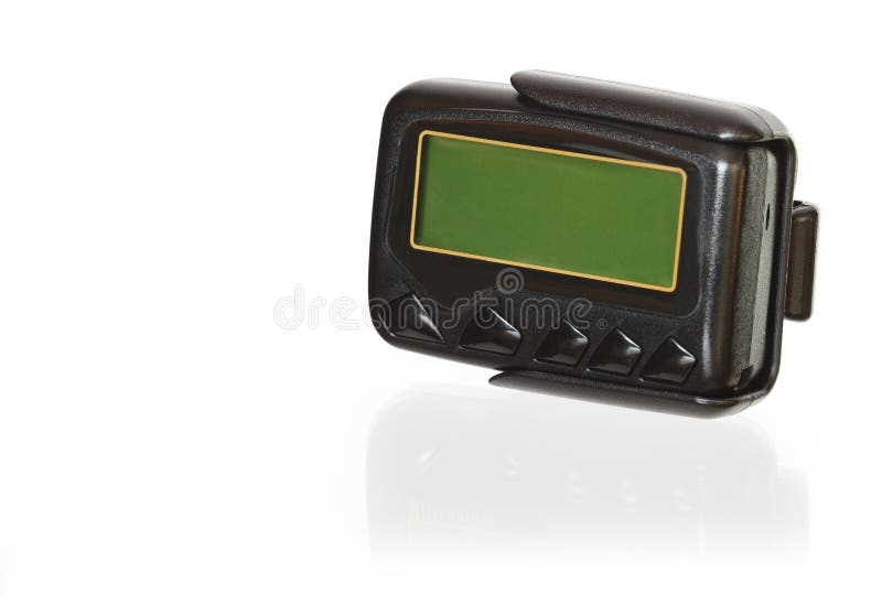 Pager - retro messenger stock image. Image of communication - 9433197