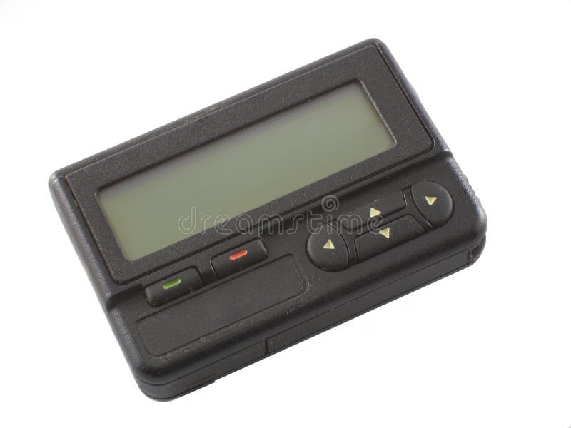 Pager stock photo. Image of white, closeup, pager, isolated - 6874702