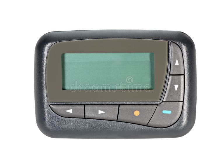 Pager stock photo. Image of white, closeup, pager, isolated - 6874702