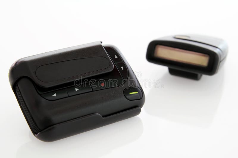 Pager is Communication Old. Stock Image - Image of receiving, mobile ...
