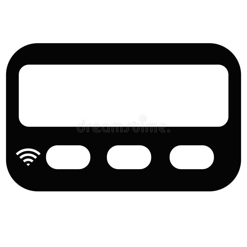 Pager icon graphic design stock illustration. Illustration of symbol ...