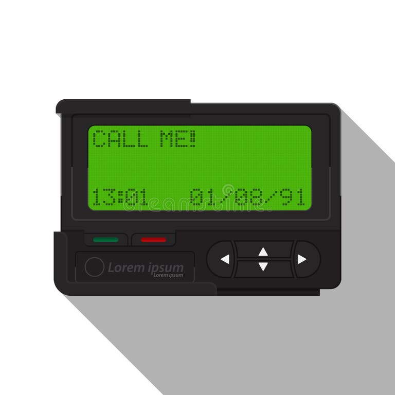 Pager icon. stock illustration. Illustration of vector - 157372150