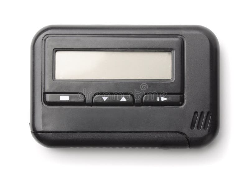 Pager stock photo. Image of white, closeup, pager, isolated - 6874702