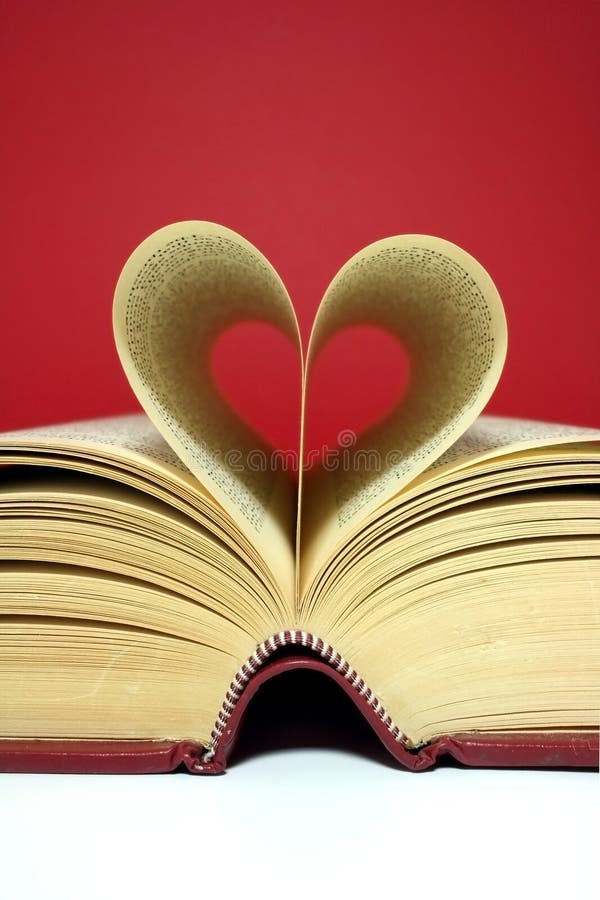 Heart shaped Book stock image. Image of symbolic, symbolism - 194679