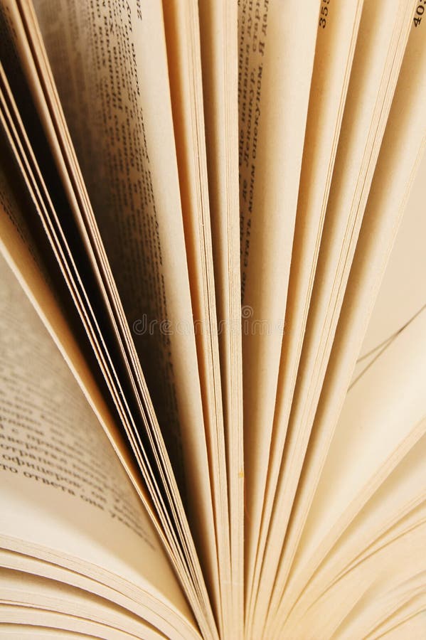 Pages from the Book. Close Up. Stock Photo - Image of close, organize ...