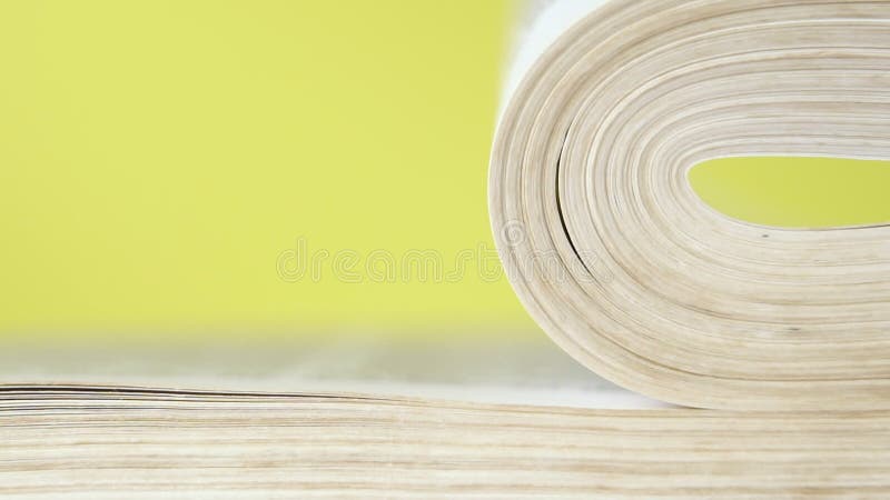 Pages of a Book Falling and Turning Over in Slow Motion. Stock Video ...