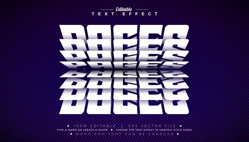 Pages 3D Text Effect Design Editable and Scalable Vector Graphic Style ...
