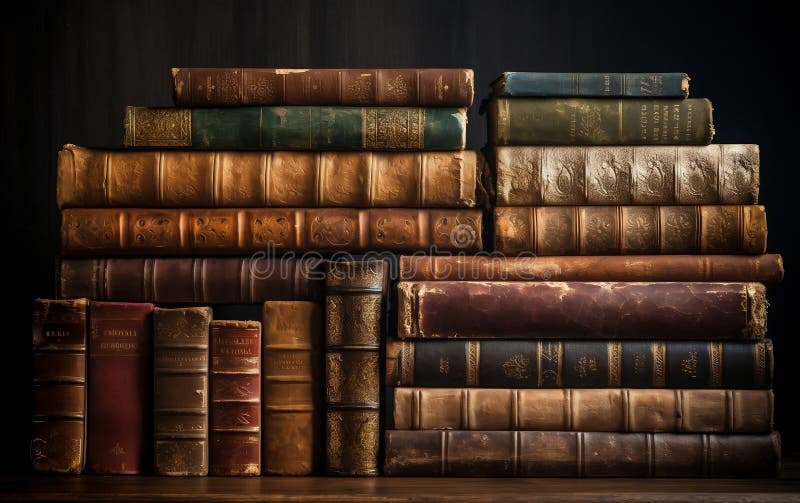 Pages of History a Treasury of Old Ancient Books on Display. Generative ...