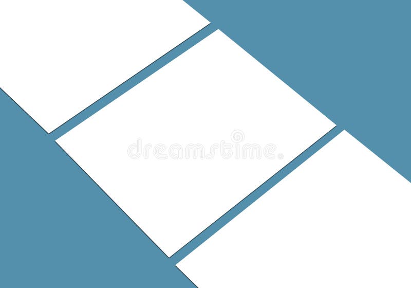 A4 Pages Mockup Photo, Three A4 Page 3d Design Stock Photo - Image of ...