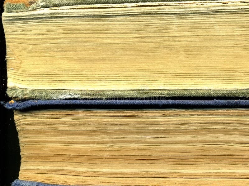 Pages of an Old Yellowed Book Stock Photo - Image of paper, wisdom ...