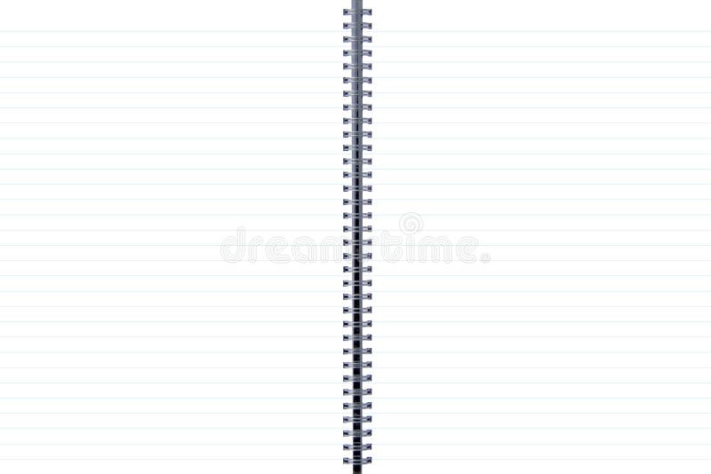 Pagine in Bianco Della Due-pagina Con Le Righe Blu Fotografia Stock ...