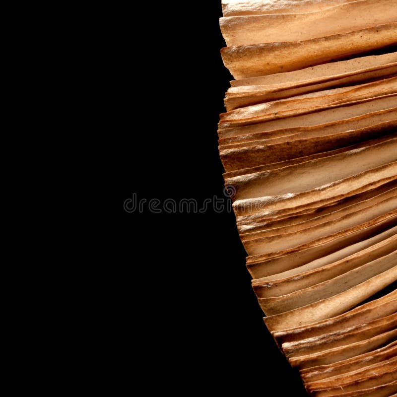 Pagine Di Un Antico Libro Aperto Fotografia Stock - Immagine di ...