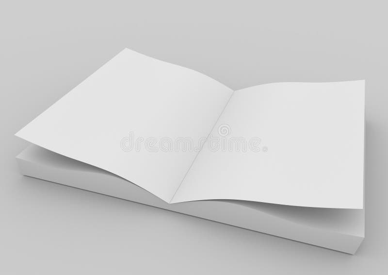 Pagine Vuote Aperte Del Libro Illustrazione di Stock - Illustrazione di ...